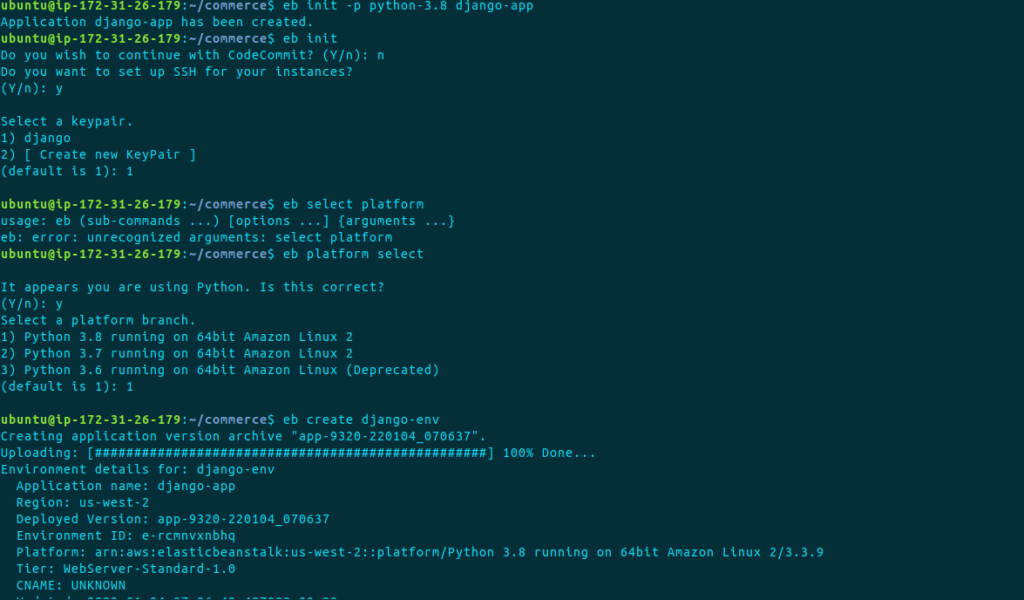 Deploy Django App In Aws Using Elastic Beanstalk And Codepipeline